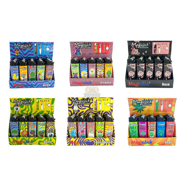 Encendedor Magiclick Estampado x15 - Don Juan Distribuidor