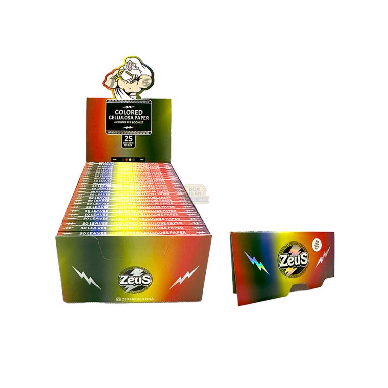 Papel Celulosa Zeus 1 1/4 Colores - Don Juan Distribuidor